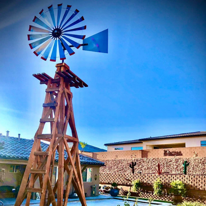 Southwest Windmill - Authentic Outdoor and Indoor Windmill Decor