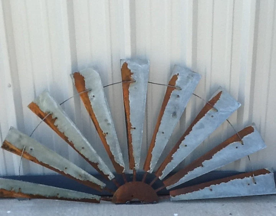 60" Rustic HALF Windmill Head – Southwest Windmill